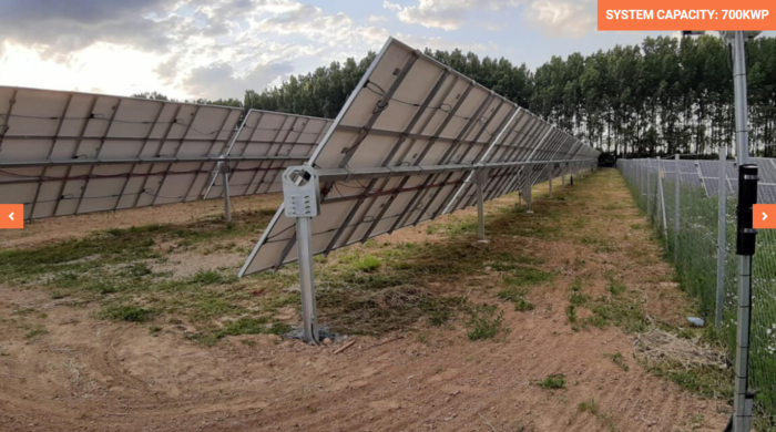 SAT Control Solar trackers | Solarity